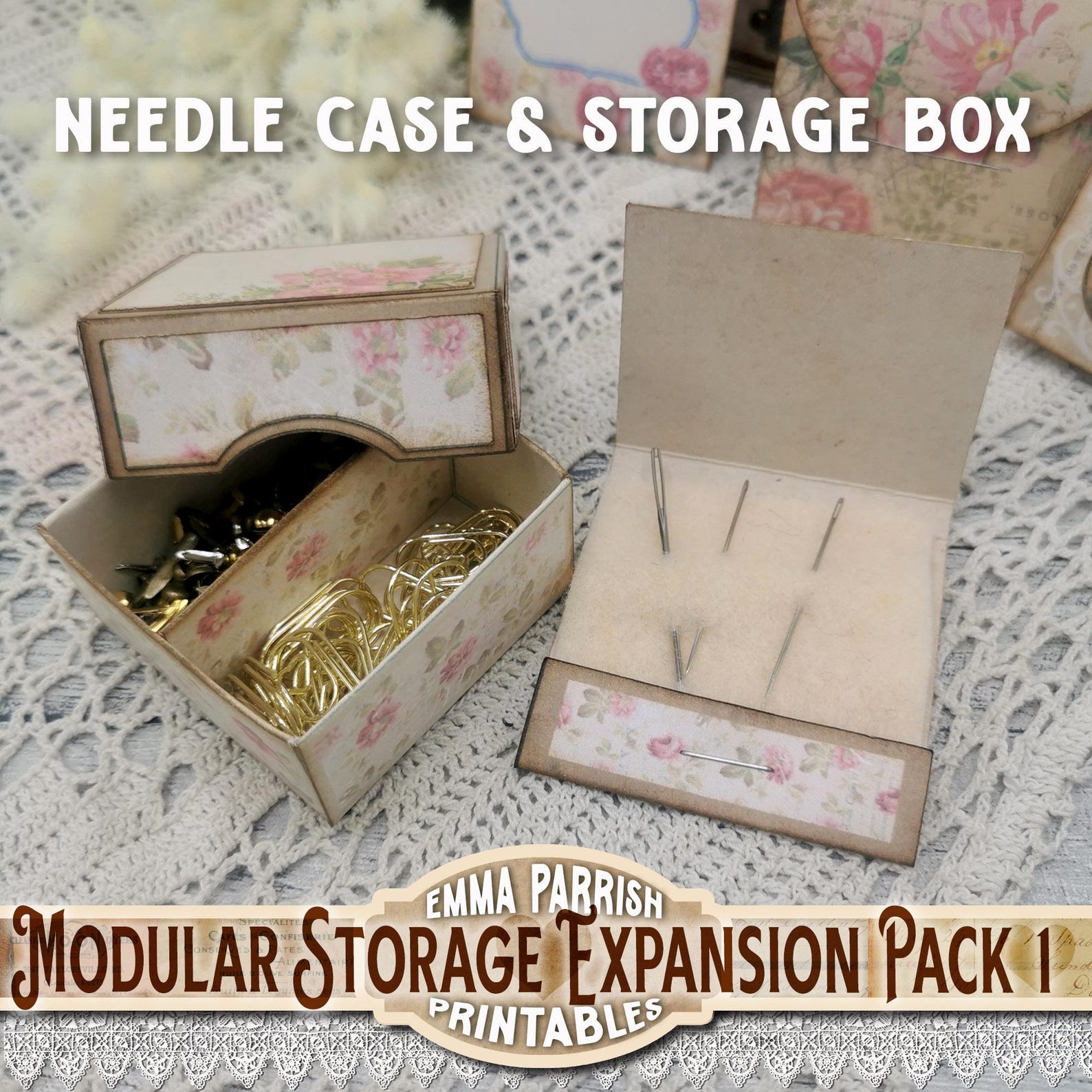 Modular Storage System Expansion Pack, Printable, Papercraft, Craft ...