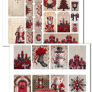 Gothic Christmas Journal Kit, Winter, Yule Printable, Pagan, Wiccan ...