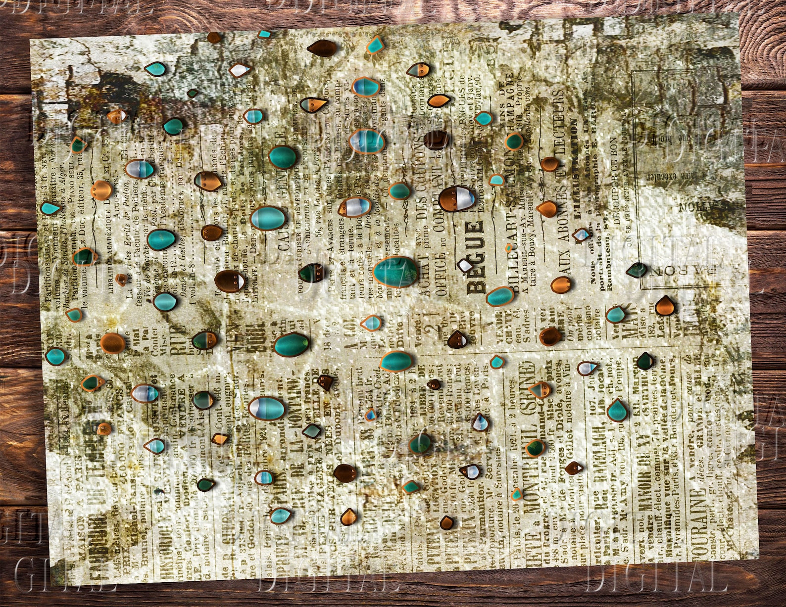 Distressed Printable Paper Pack, 10 Grunge Junk Journal Pages, PDF - Etsy