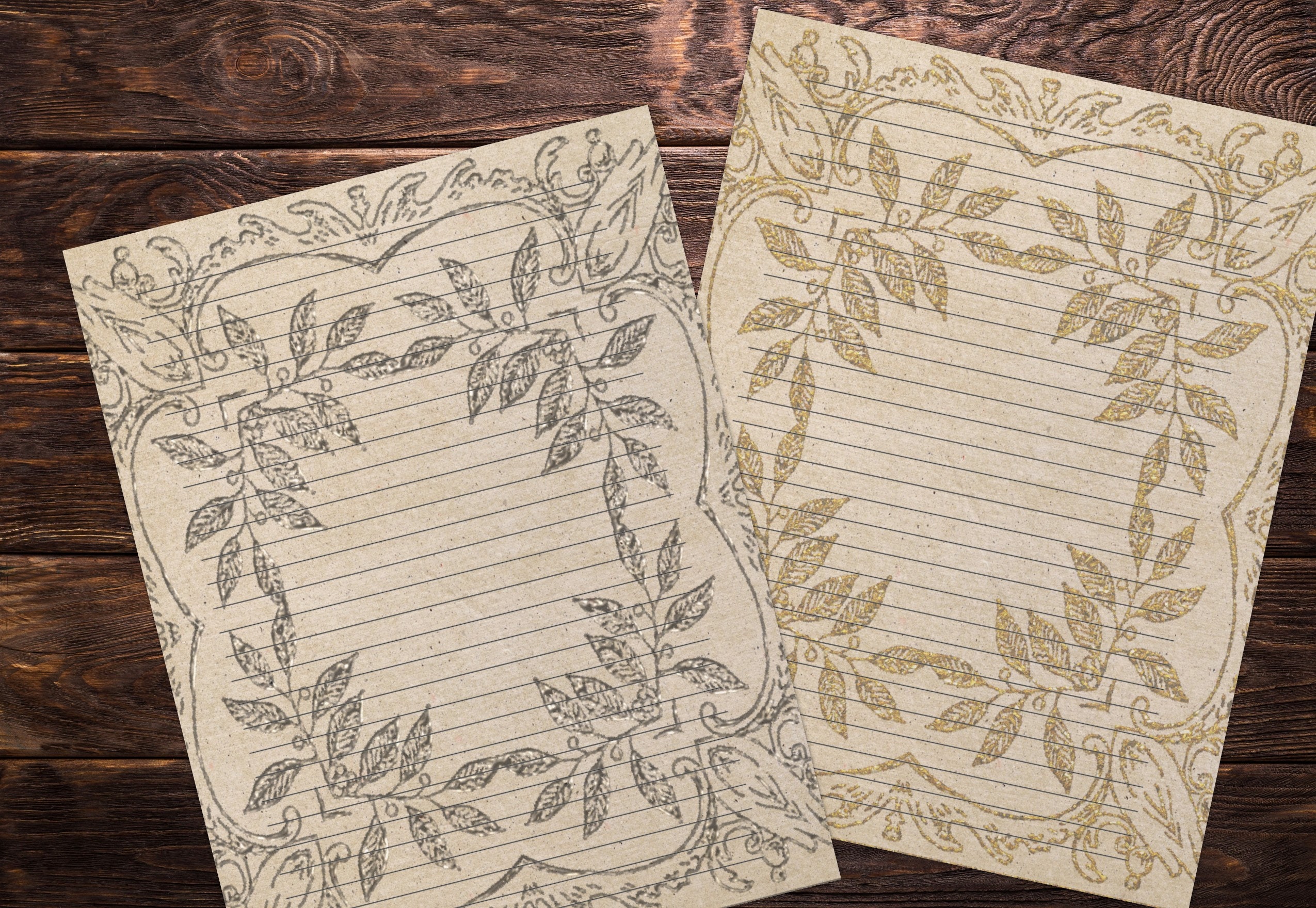 Grunge Lined Writing Paper Junk Journal Printable Digital - Etsy Australia