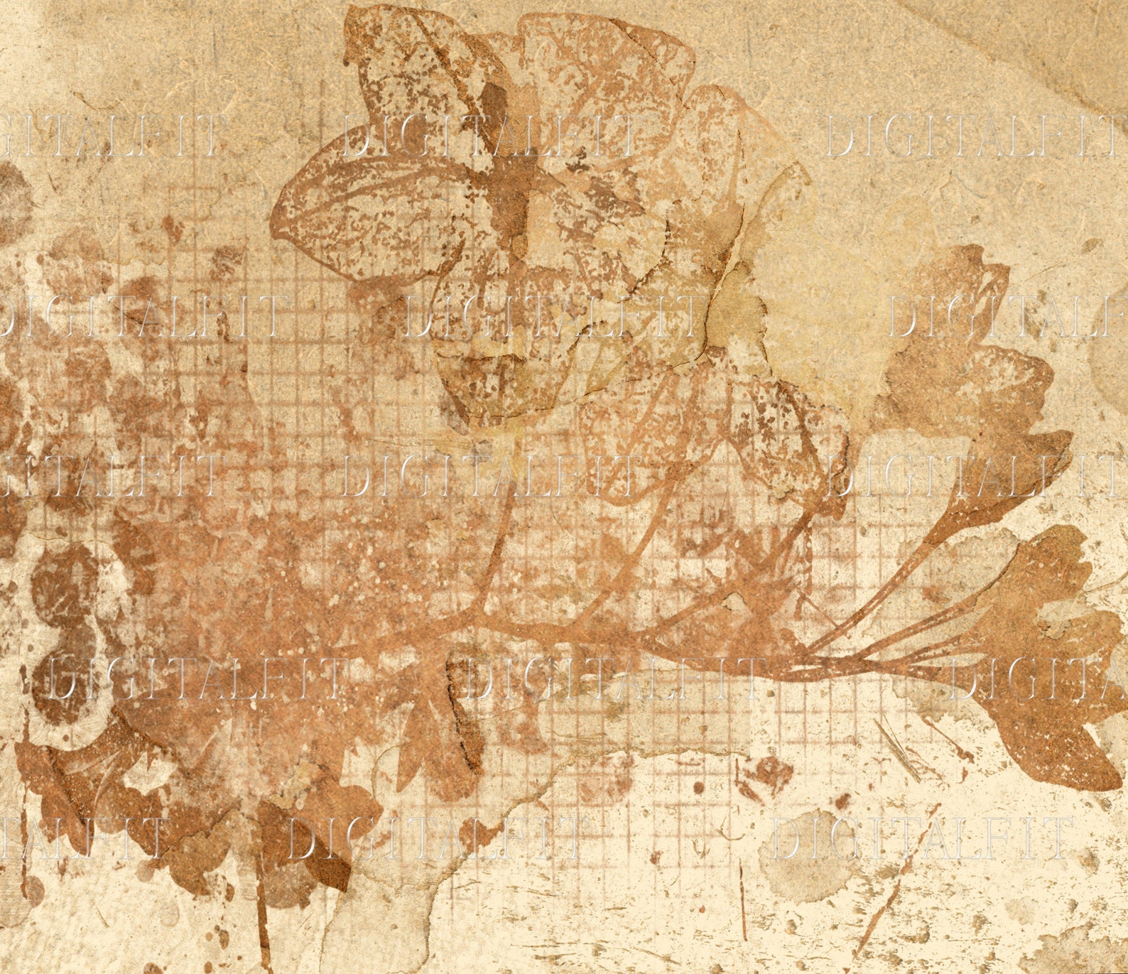 Coffee Stained Paper, 14 Digital Coffee Dyed Pages, 8.5"x11", PDF, Junk ...