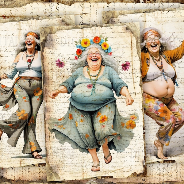 Hippie Girls Junk Journal - Etsy