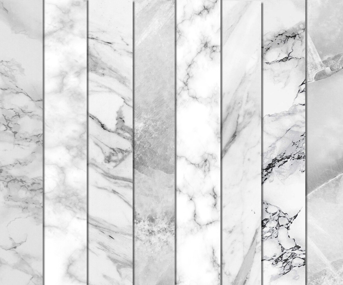 White Marble Digital Paper Printable Marble Background JPG - Etsy