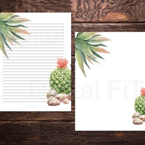 Cactus Printable Digital Paper, 10 Pages, Instant Download, Digital ...