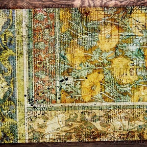 Vintage Digital Paper, 10 Scrapbook Collage Sheets, Digital Pages Pack ...