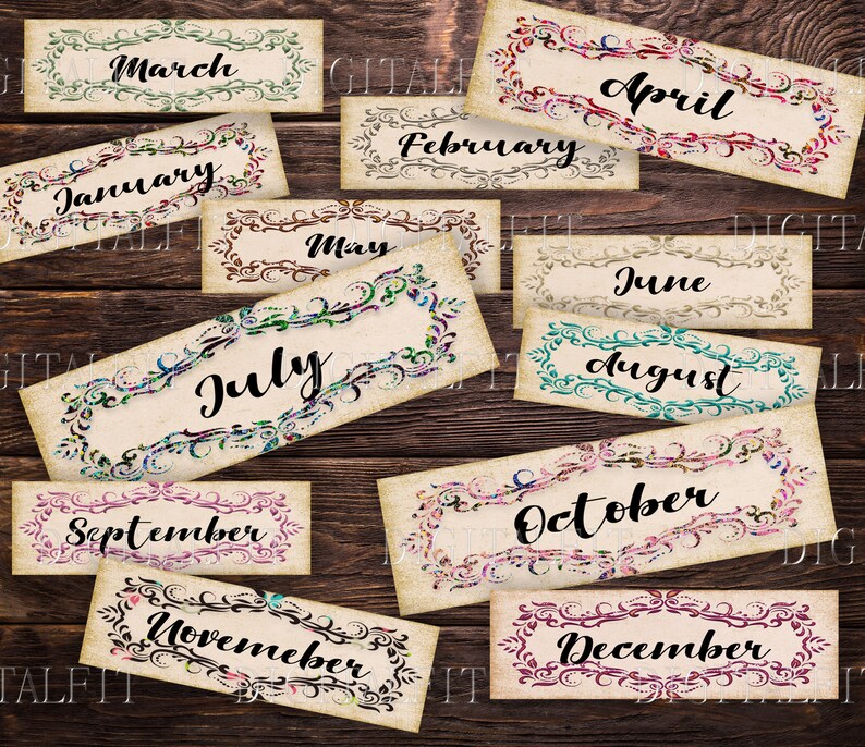 Inspirational Junk Journaling 68 Words & Phrases Junk | Etsy