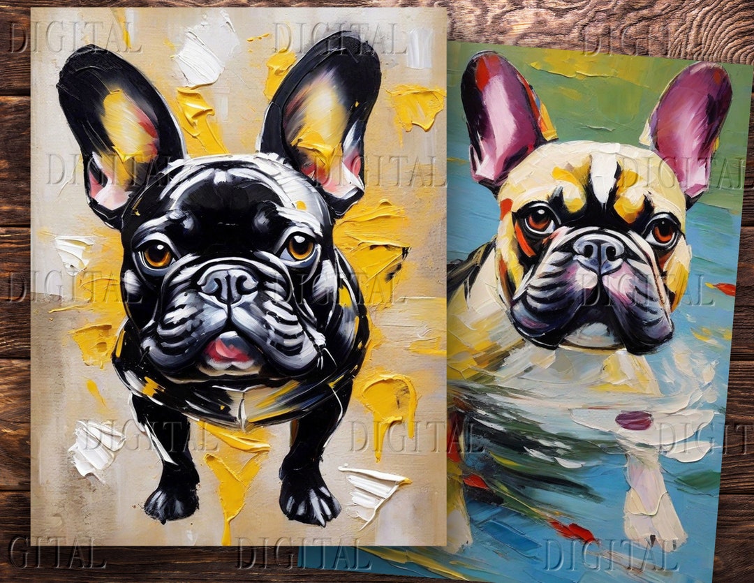 French Bulldog Art Prints: Gifts for Frenchie Lovers (PDF) - Etsy