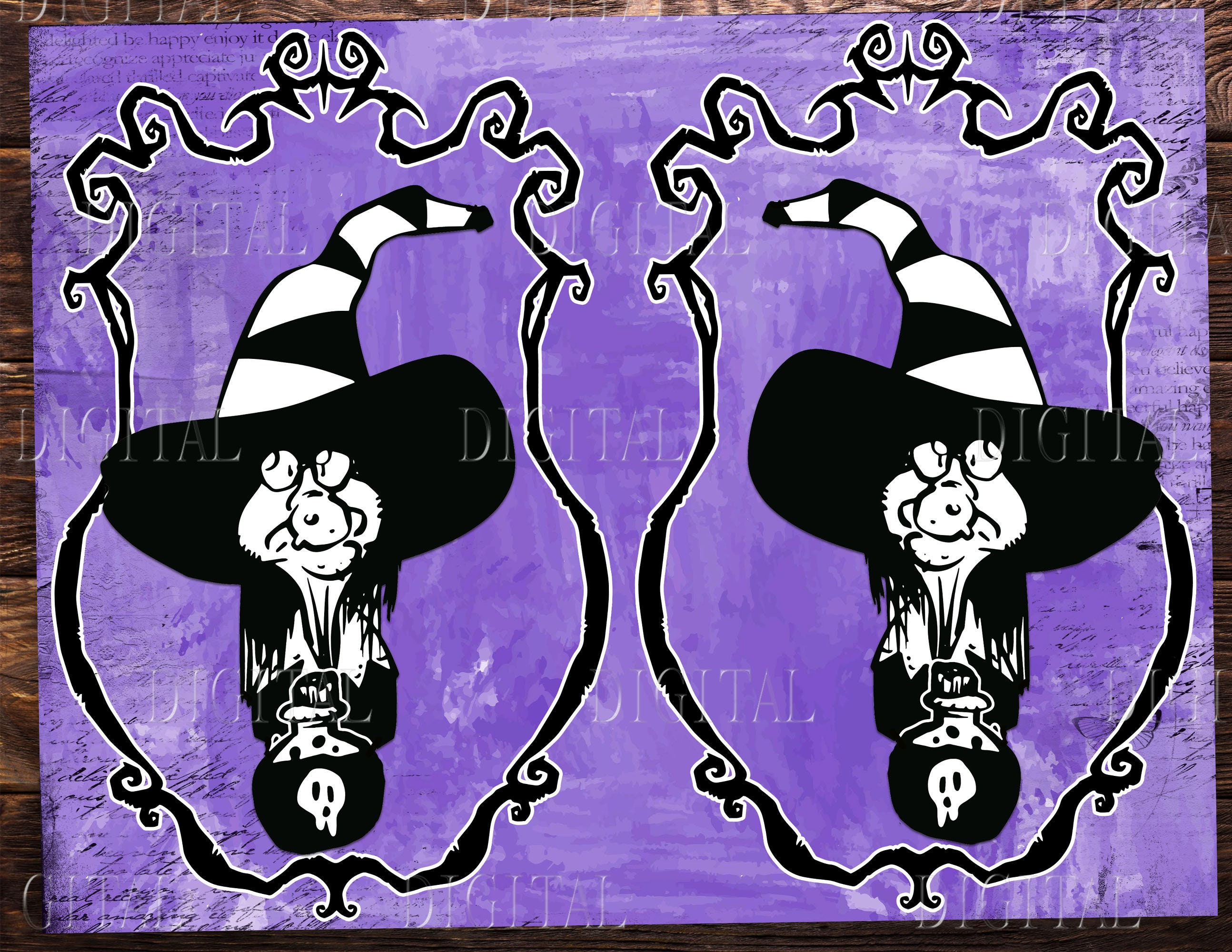 Halloween Journal 10 Purple Magic & Witches Junk Journal - Etsy