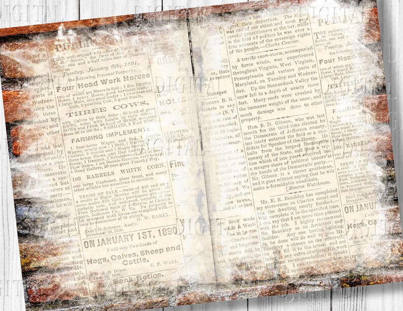 Basic Lined & Blank Journal Pages Digital Junk Journal - Etsy