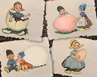Clipart cartoon of a happy Dutch emoji emoticon girl woman with clogs ...