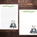 Panda Bear & Panda Baby Printable Digital Paper, Chinese Panda, 4 Pages ...