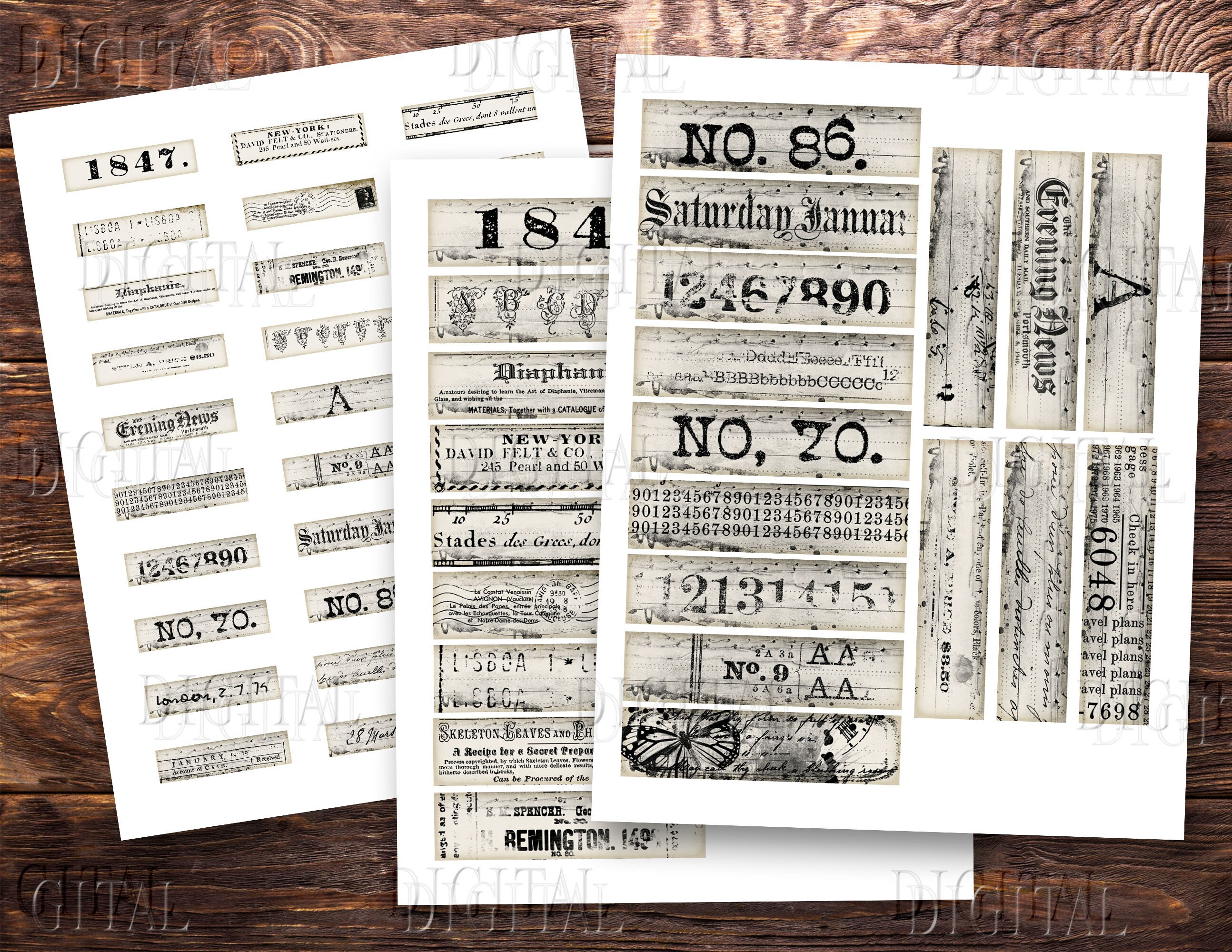 Digital Journal Stickers Set 1 30 Printable Stickers for - Etsy