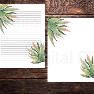 Cactus Printable Digital Paper, 10 Pages, Instant Download, Digital ...