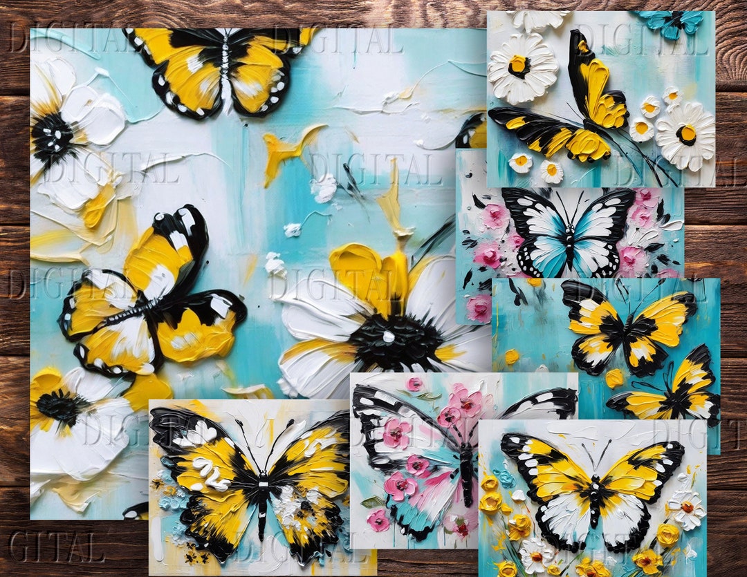 Butterfly Junk Journal Kit, Colorful Butterfly Bundle, PDF - Etsy