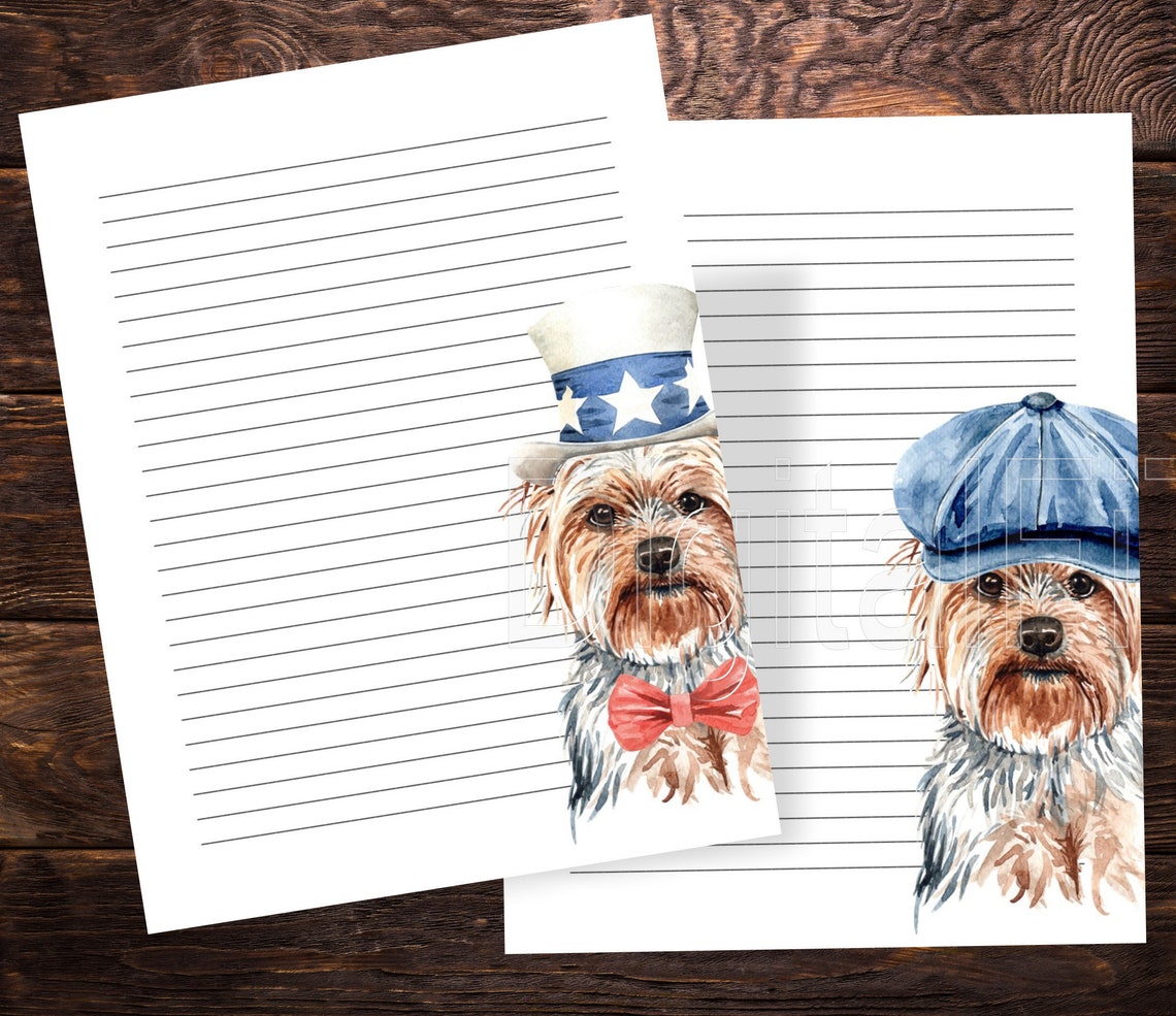 Yorkshire Terrier, Yorkie, Printable Digital 7 Pages - Etsy