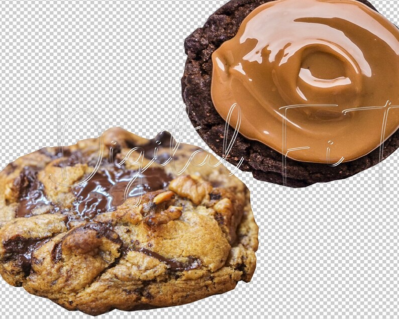 Cookies Clipart Digital Cookie Food Desserts Clipart - Etsy