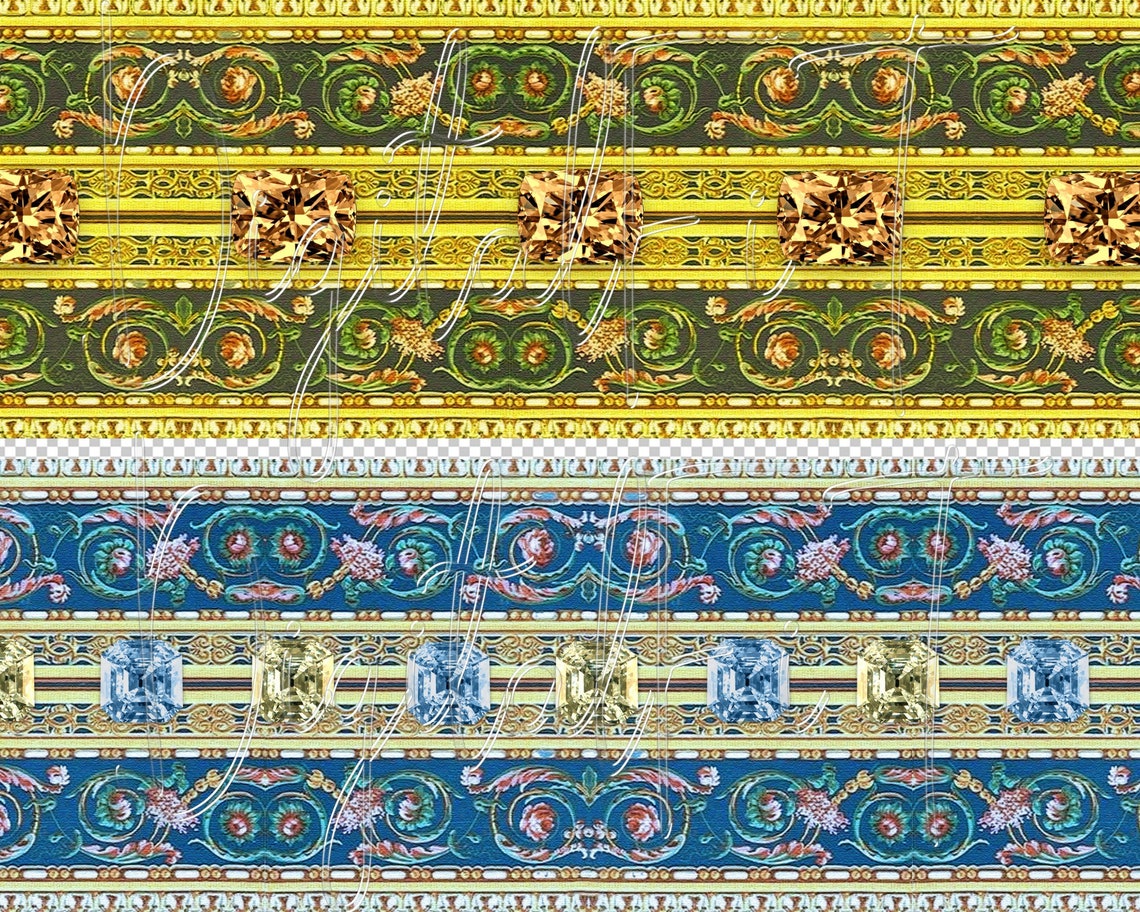 Digital Borders Clip Art digital Ribbon Clipart instant - Etsy