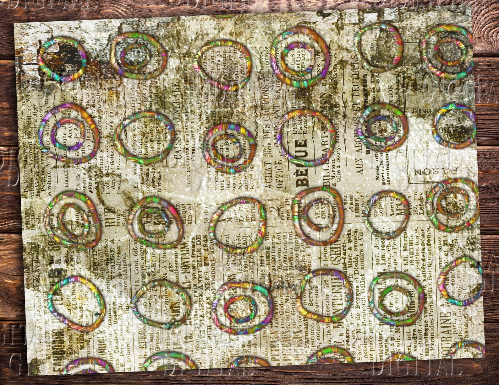 Distressed Printable Paper Pack, 10 Grunge Junk Journal Pages, PDF - Etsy