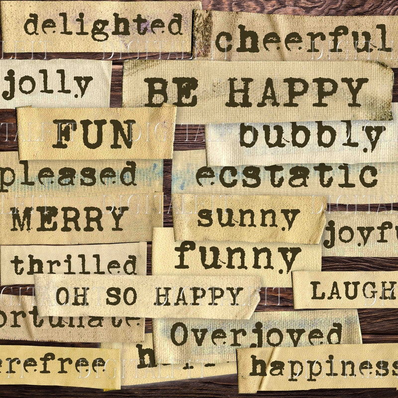 Happy Words - Etsy