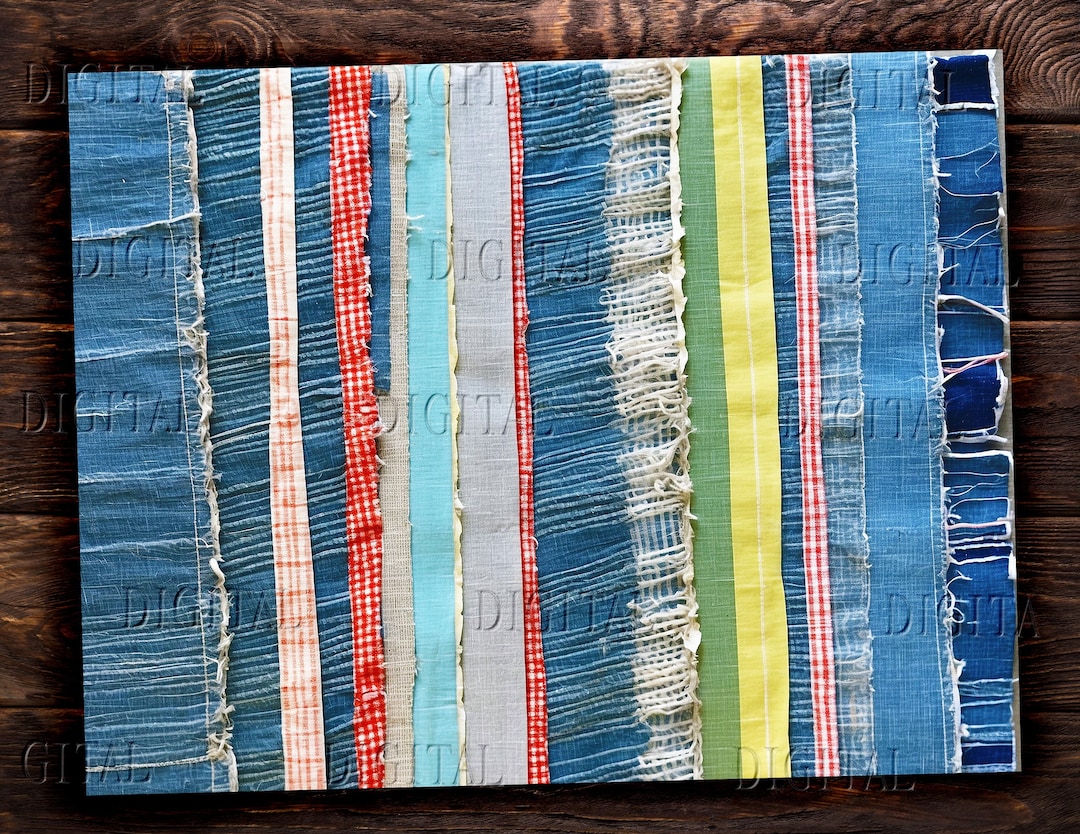 Printable Striped Paper, 20 Distressed Digital Pages, Junk Journal ...