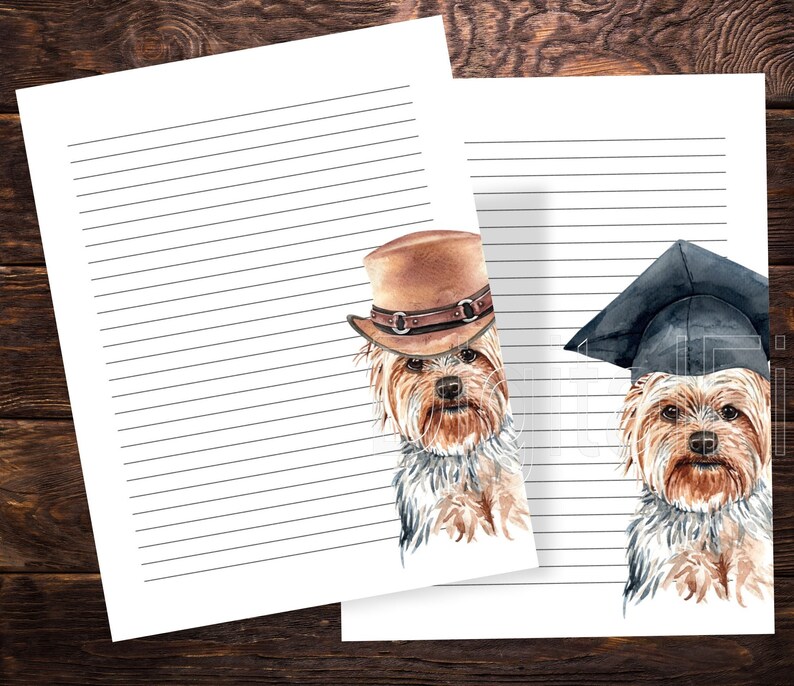 Yorkshire Terrier, Yorkie, Printable Digital 7 Pages - Etsy