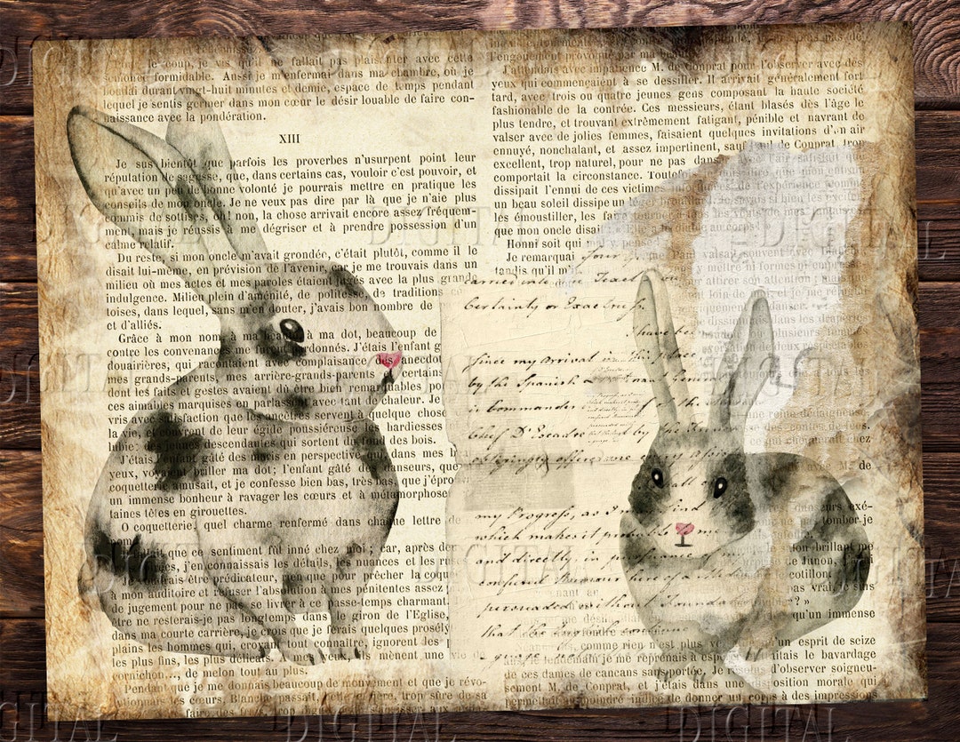 Happy Easter Collage Pages, Junk Journal Printables, Easter Invitation ...