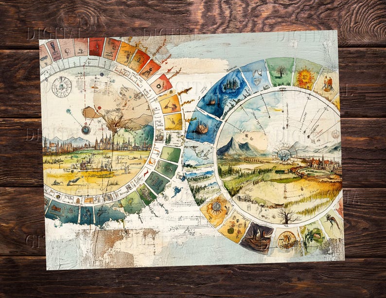Phenology Paper, 22 Seasonal Digital Pages, Green Junk Journal, PDF - Etsy