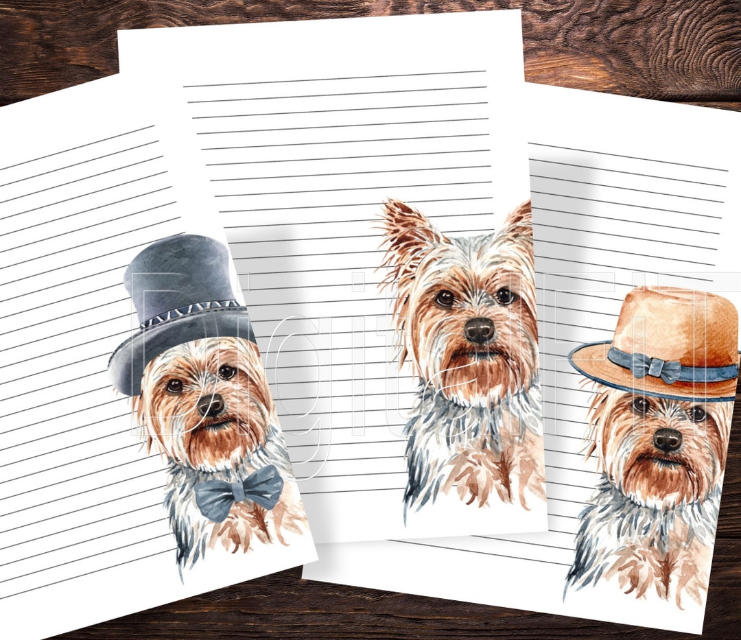 Yorkshire Terrier, Yorkie, Printable Digital 7 Pages - Etsy