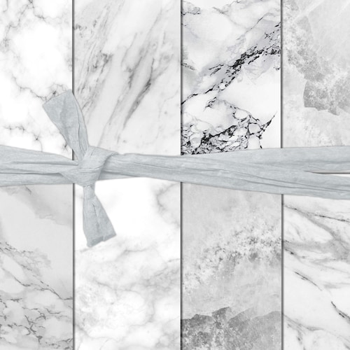 White Marble Digital Paper Printable Marble Background JPG - Etsy