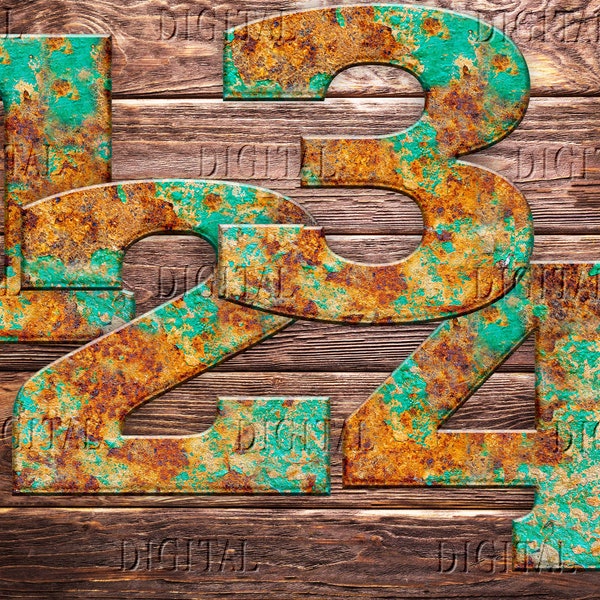 Metal Numbers - Etsy