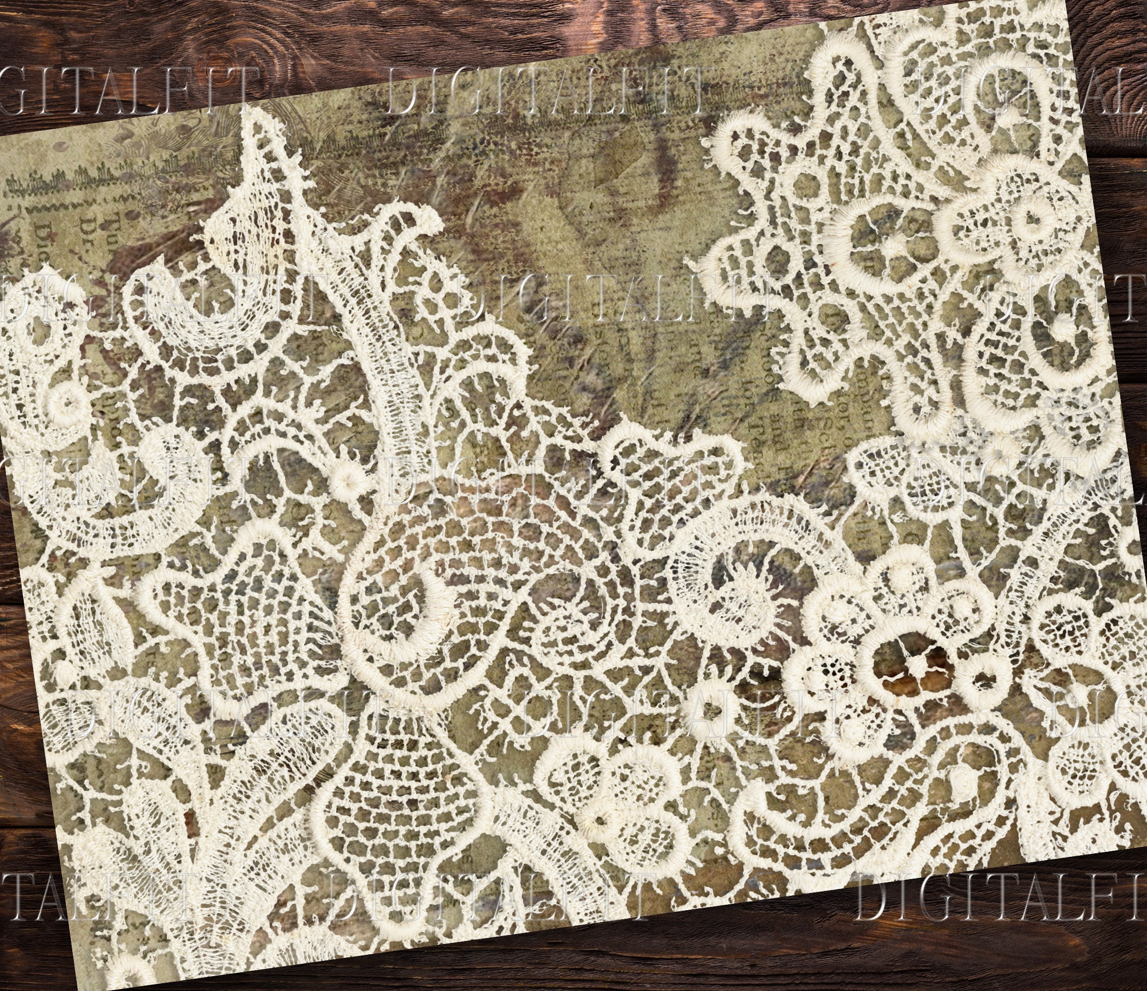 Lace & Old Book Covers Junk Journal Printable Pages 5 Vintage - Etsy ...