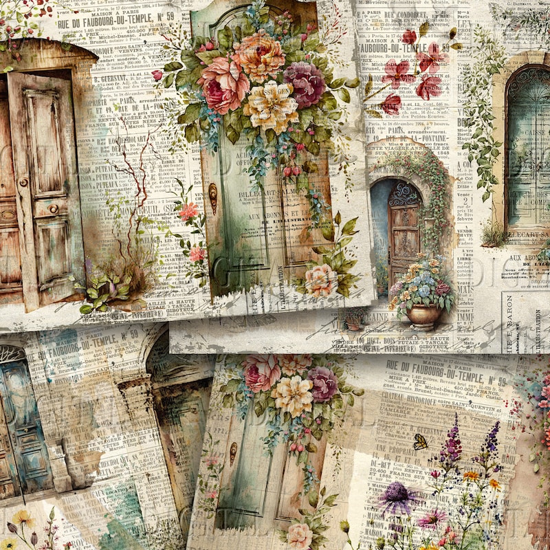 Printable Antique Door - Etsy