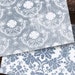 Printable Background, Journal Pages, Blue, Grey, Junk Journal Kit, 10 ...