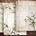 Field Flowers Printable Ledger Paper, 6 Junk Journal Pages & Ledger ...
