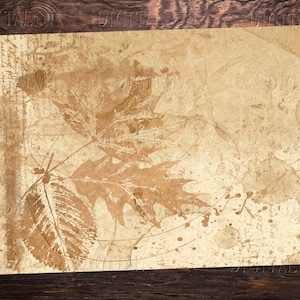 Coffee Stained Paper, 14 Digital Coffee Dyed Pages, 8.5"x11", PDF, Junk ...