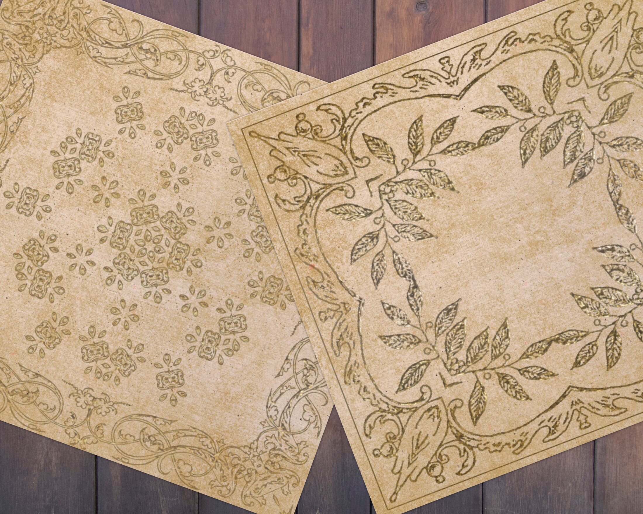 6 Grunge Digital Paper Printable Scrapbooking Commercial - Etsy