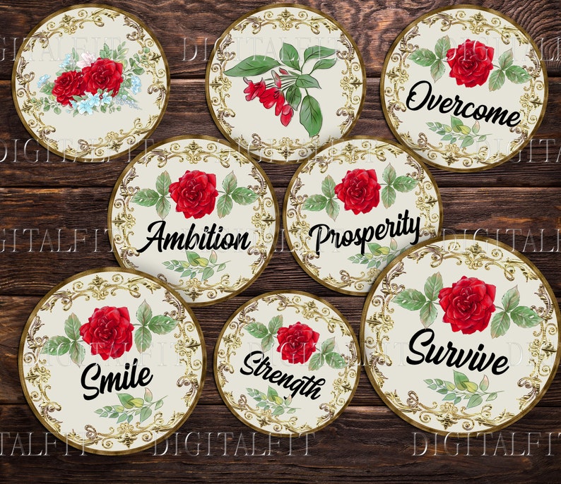 Inspirational Junk Journaling 68 Words & Phrases Junk | Etsy