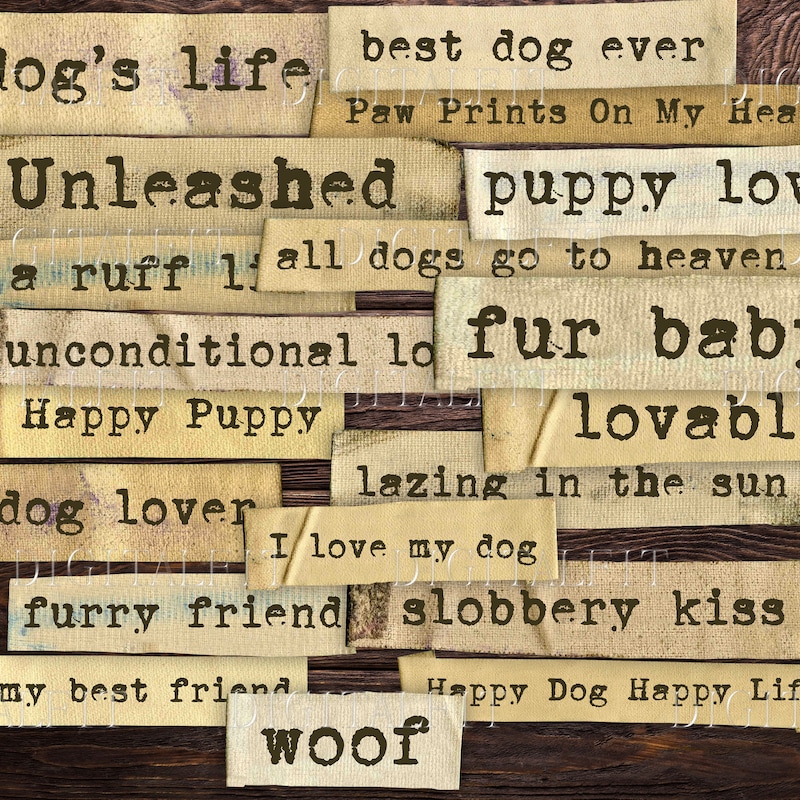 Dog Journal Scrapbook Stickers - Etsy