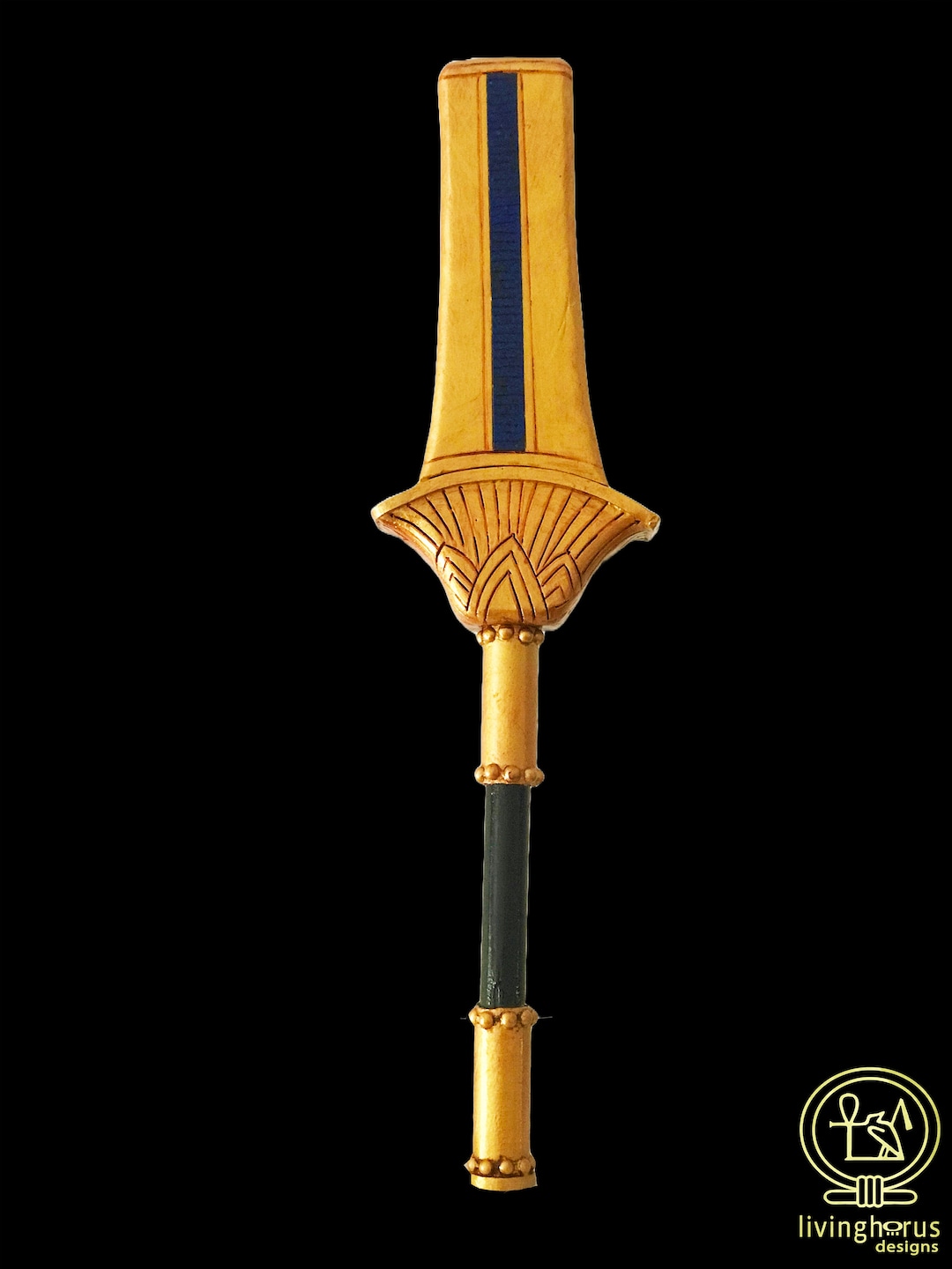 Ancient Egyptian Sekhem Sceptre of Power Replica - Handcrafted Ritual ...