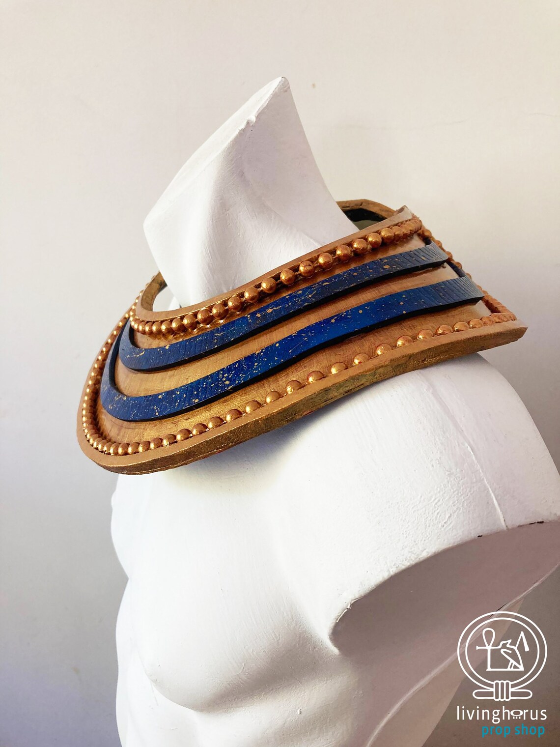 Ancient Egyptian Tutankhamun Usekh Collar Faux Lapis-lazuli - Etsy ...