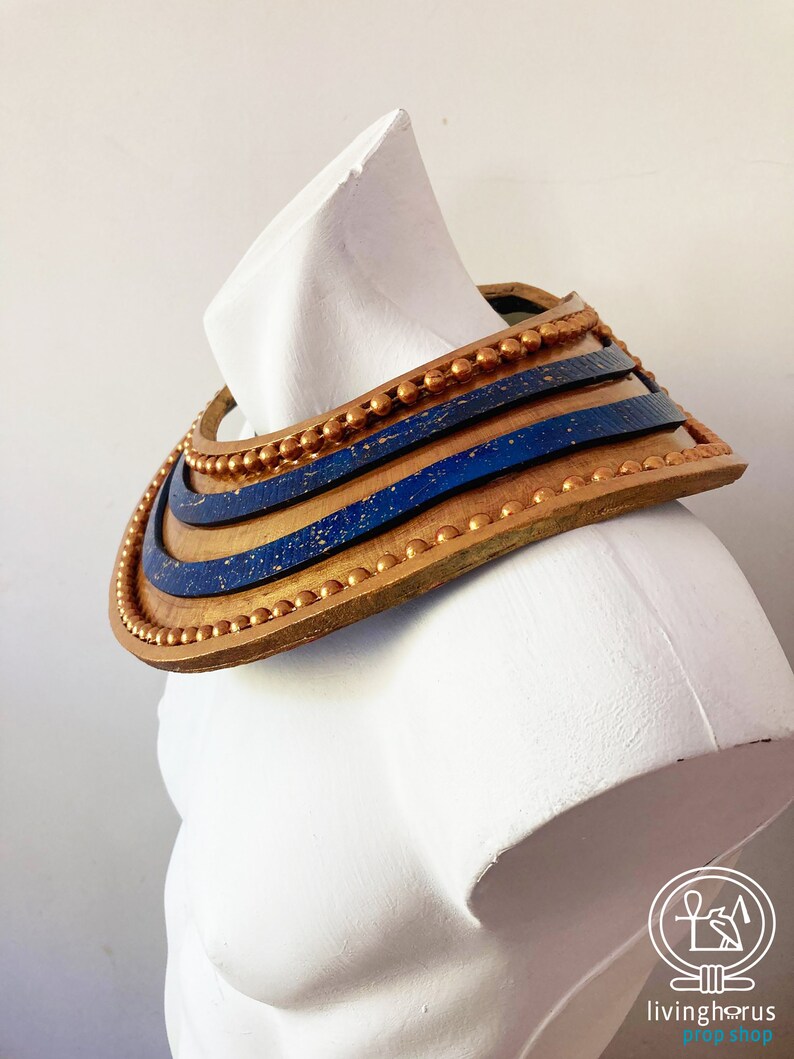 Ancient Egyptian Tutankhamun Usekh Collar Faux Lapis-lazuli - Etsy ...