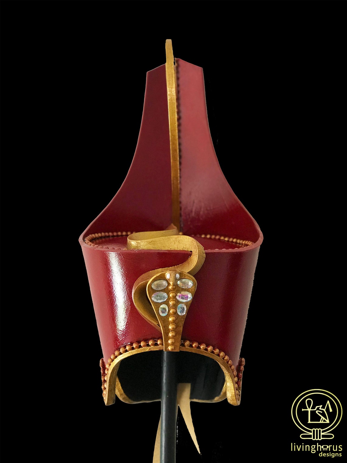 Ancient Egyptian Red Crown - Etsy