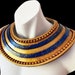 Ancient Egyptian Tutankhamun Usekh Collar - Faux Lapis-lazuli - King ...