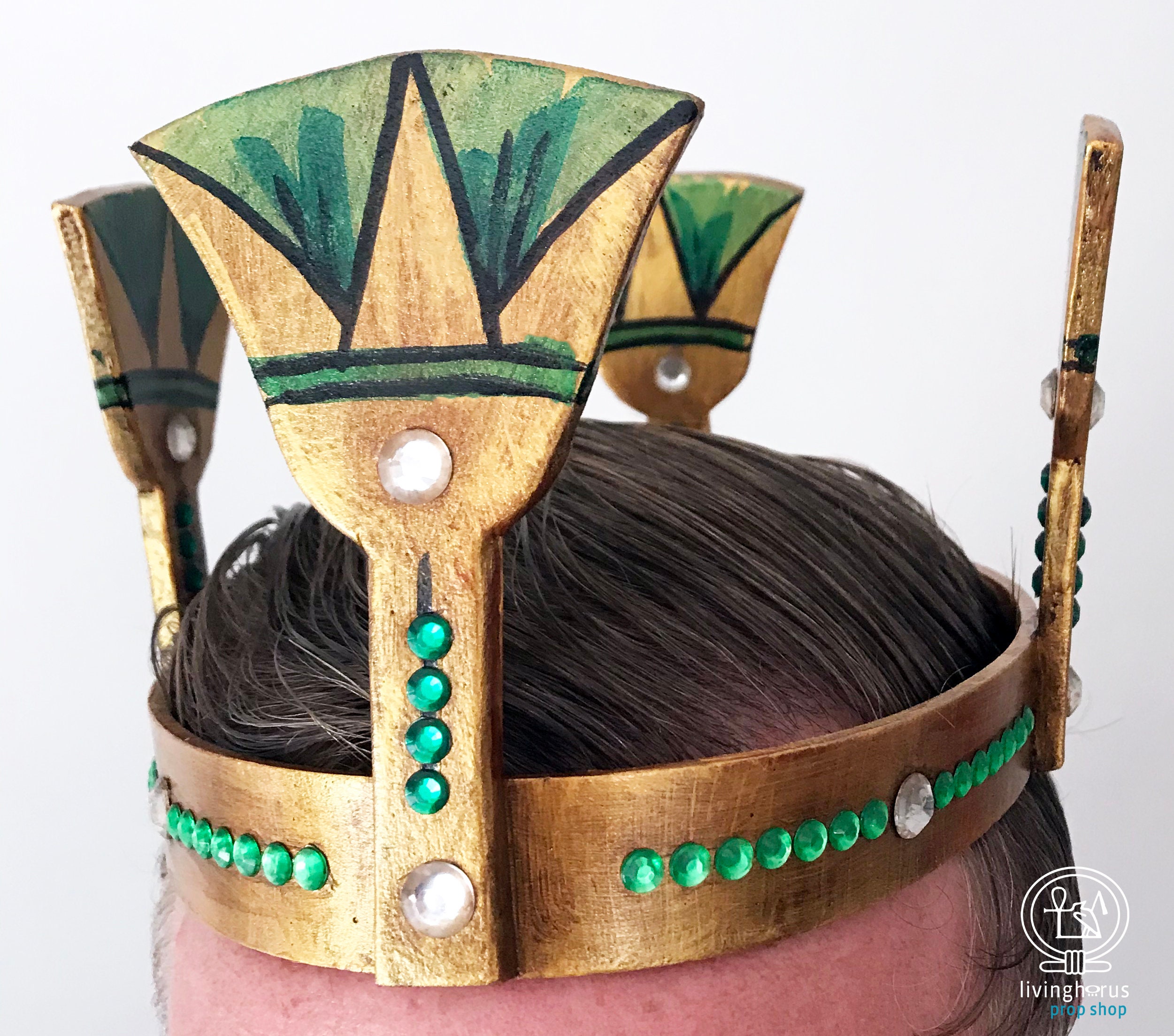 Ancient Egyptian Lotus Diadem Crown - Etsy