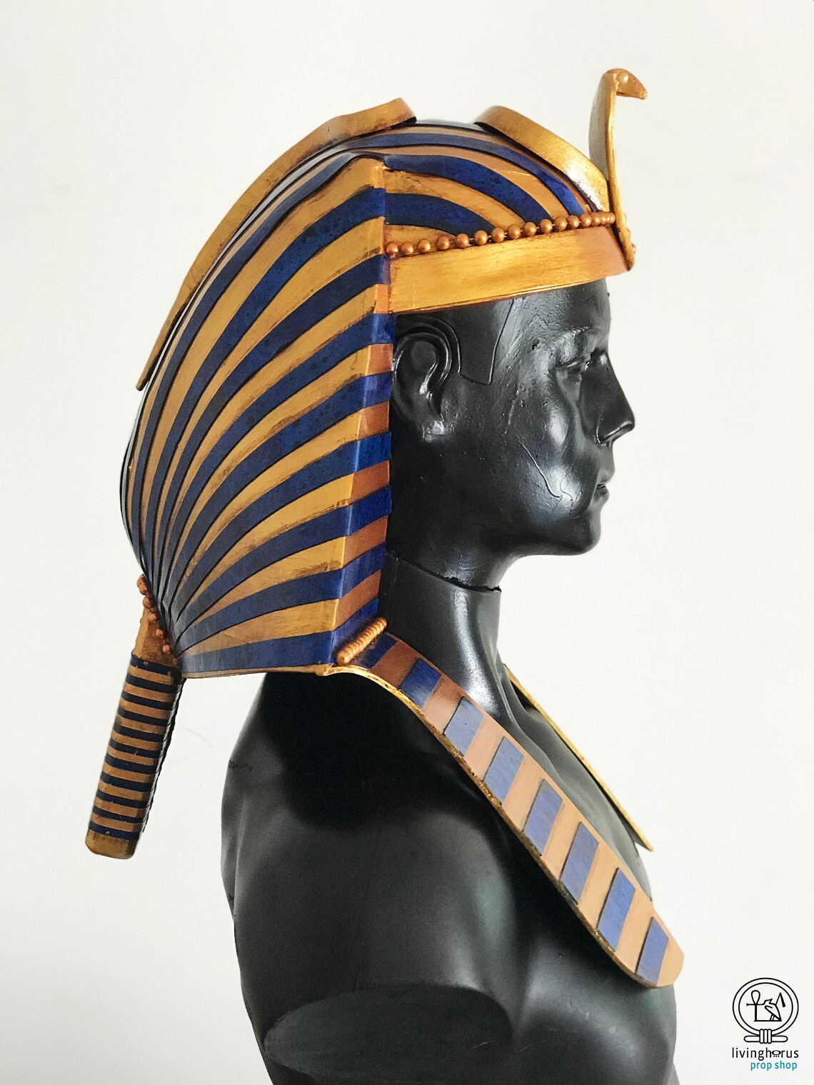 Ancient Egyptian Pharaoh Tutankhamun Crown Nemes Crown. - Etsy