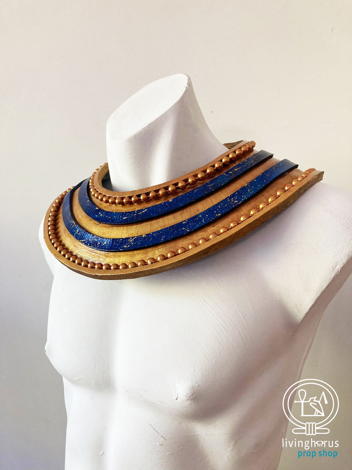 Ancient Egyptian Tutankhamun Usekh Collar Faux Lapis-lazuli - Etsy ...
