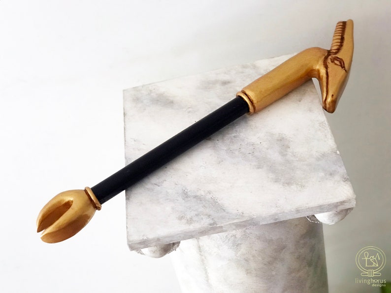 Ancient Egyptian Was Sceptre Kemet Pharaoh Heka Magical - Etsy