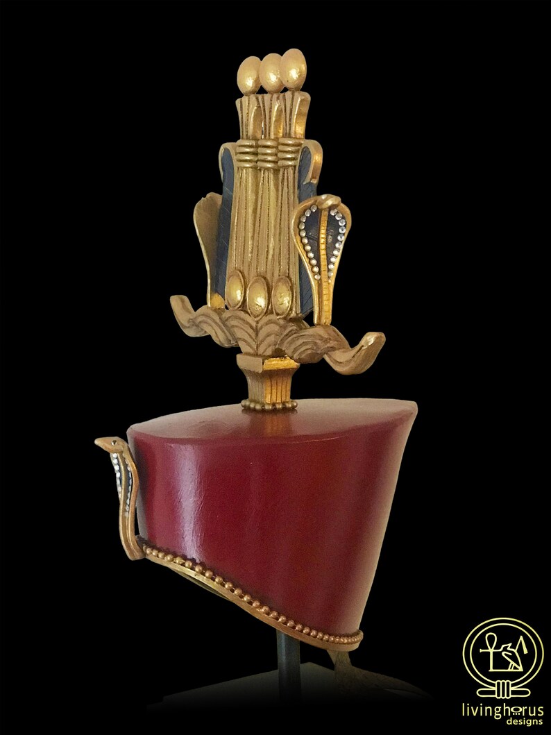 Ancient Egyptian Pharaoh Ptolemy Hemhem Crown - Etsy