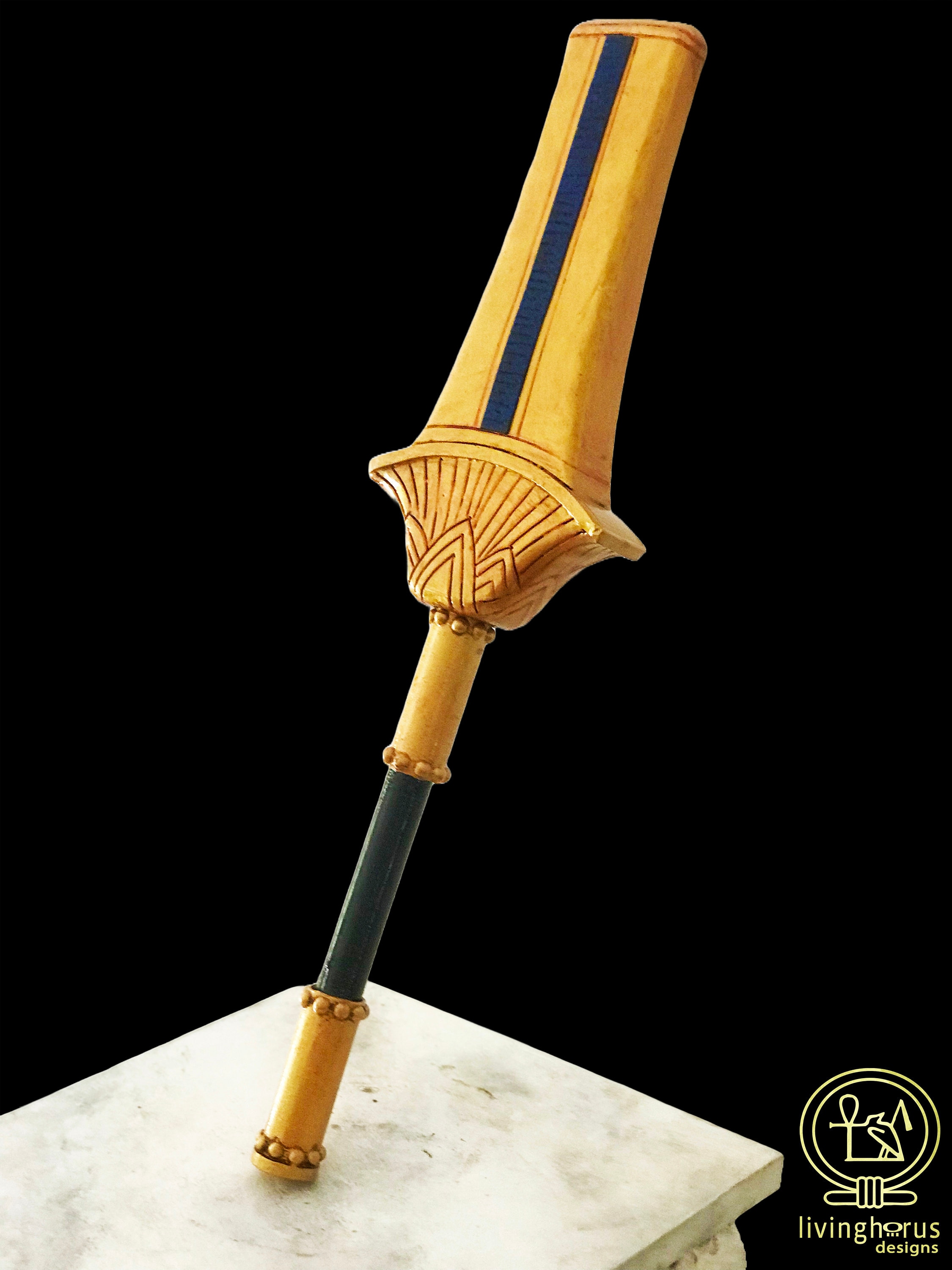 Ancient Egyptian Sekhem Sceptre of Power Replica Handcrafted Ritual ...