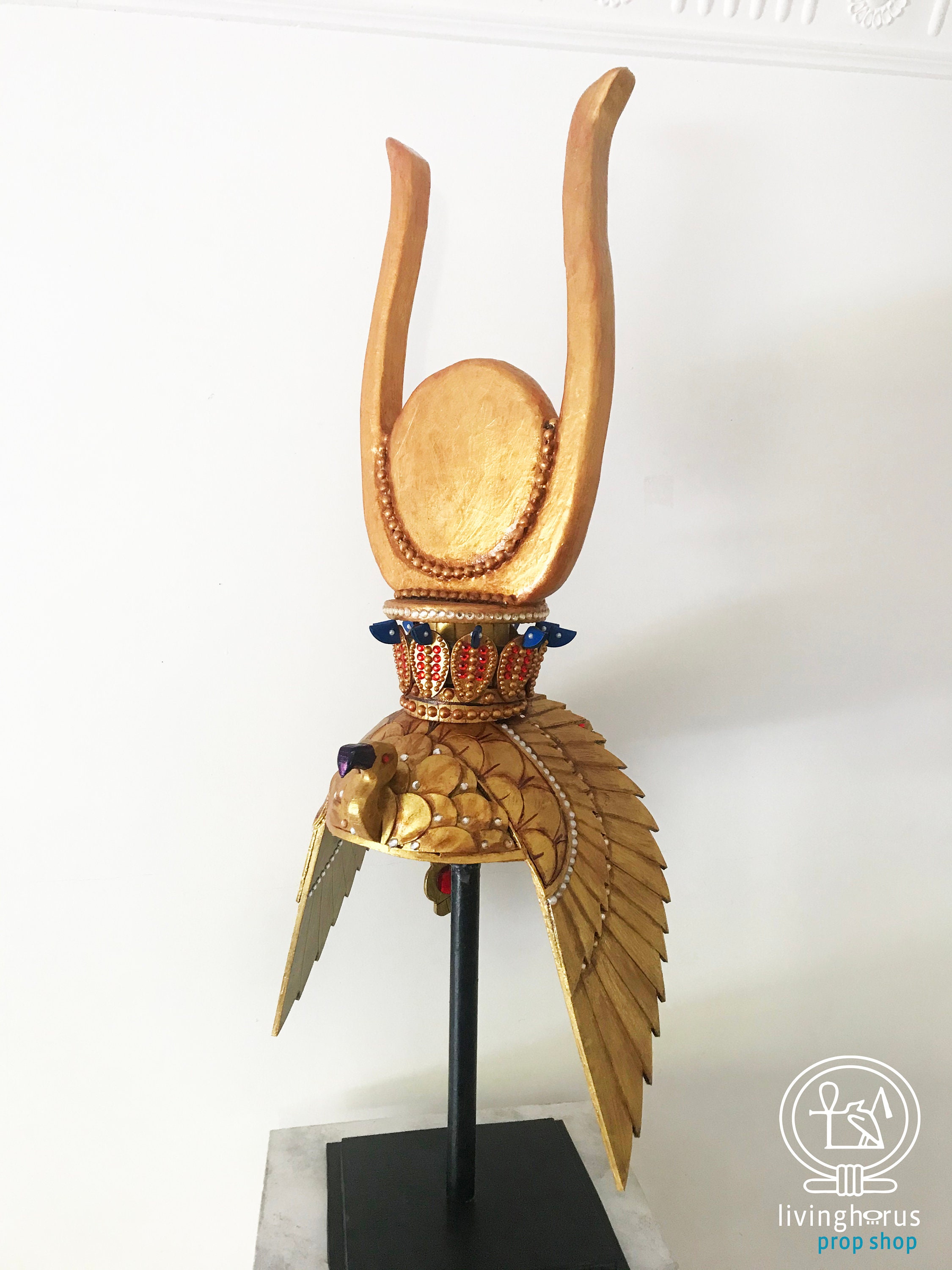Crown of the Ancient Egyptian Goddess Hathor - Etsy UK